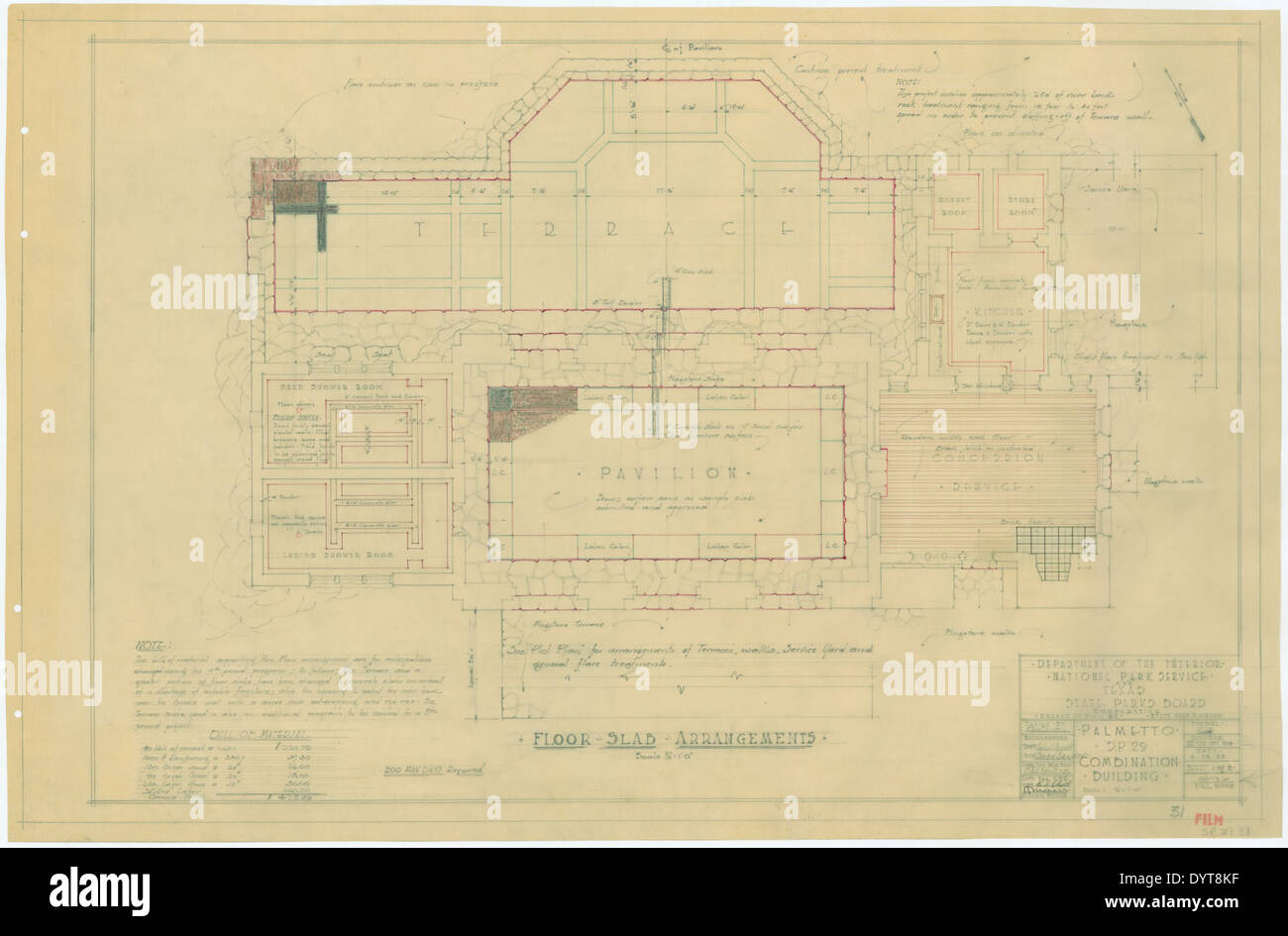 The Combination Building at Palmetto State Park in Texas, built by the ...