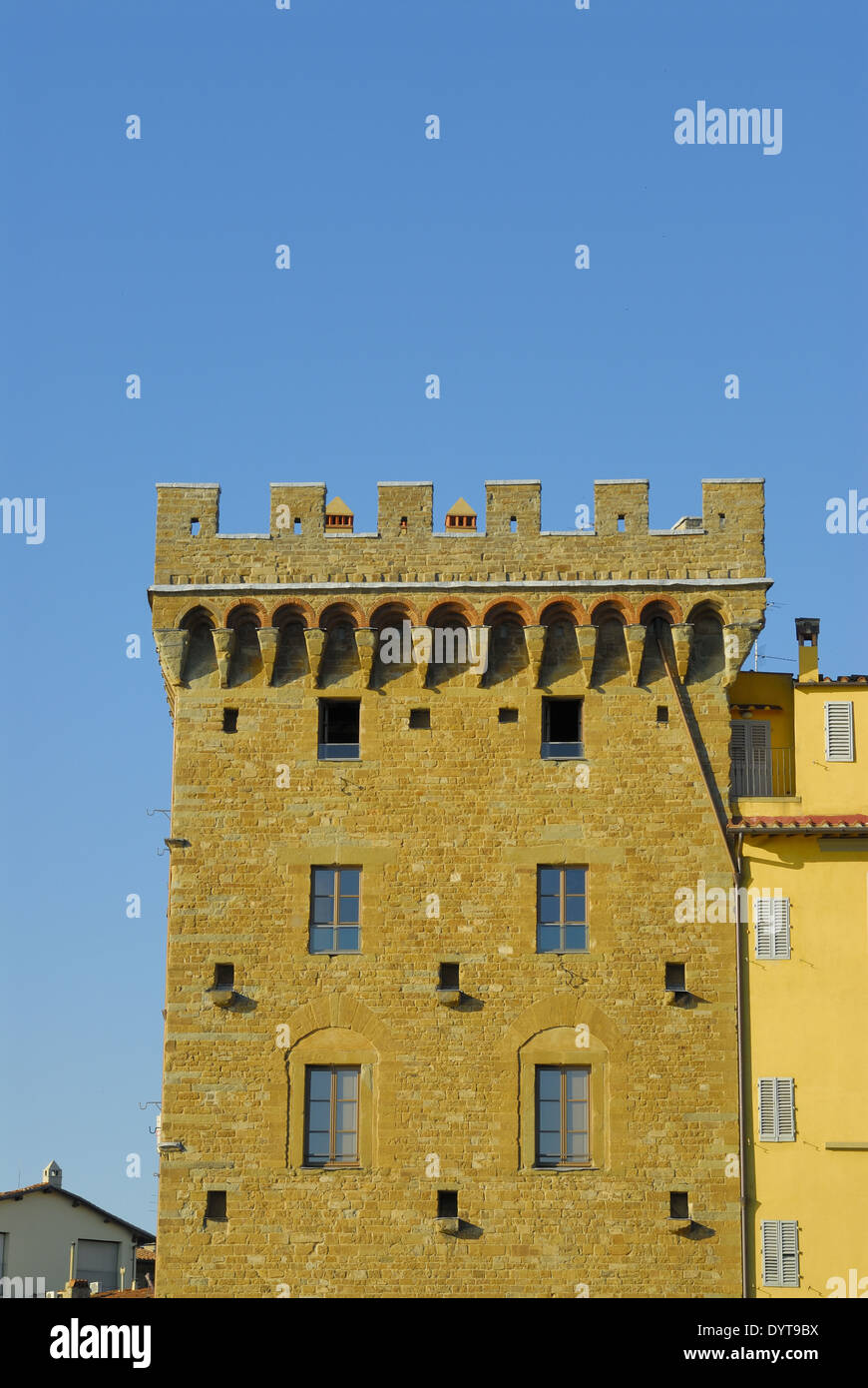 medieval tower, Florence, Italy Stock Photo - Alamy