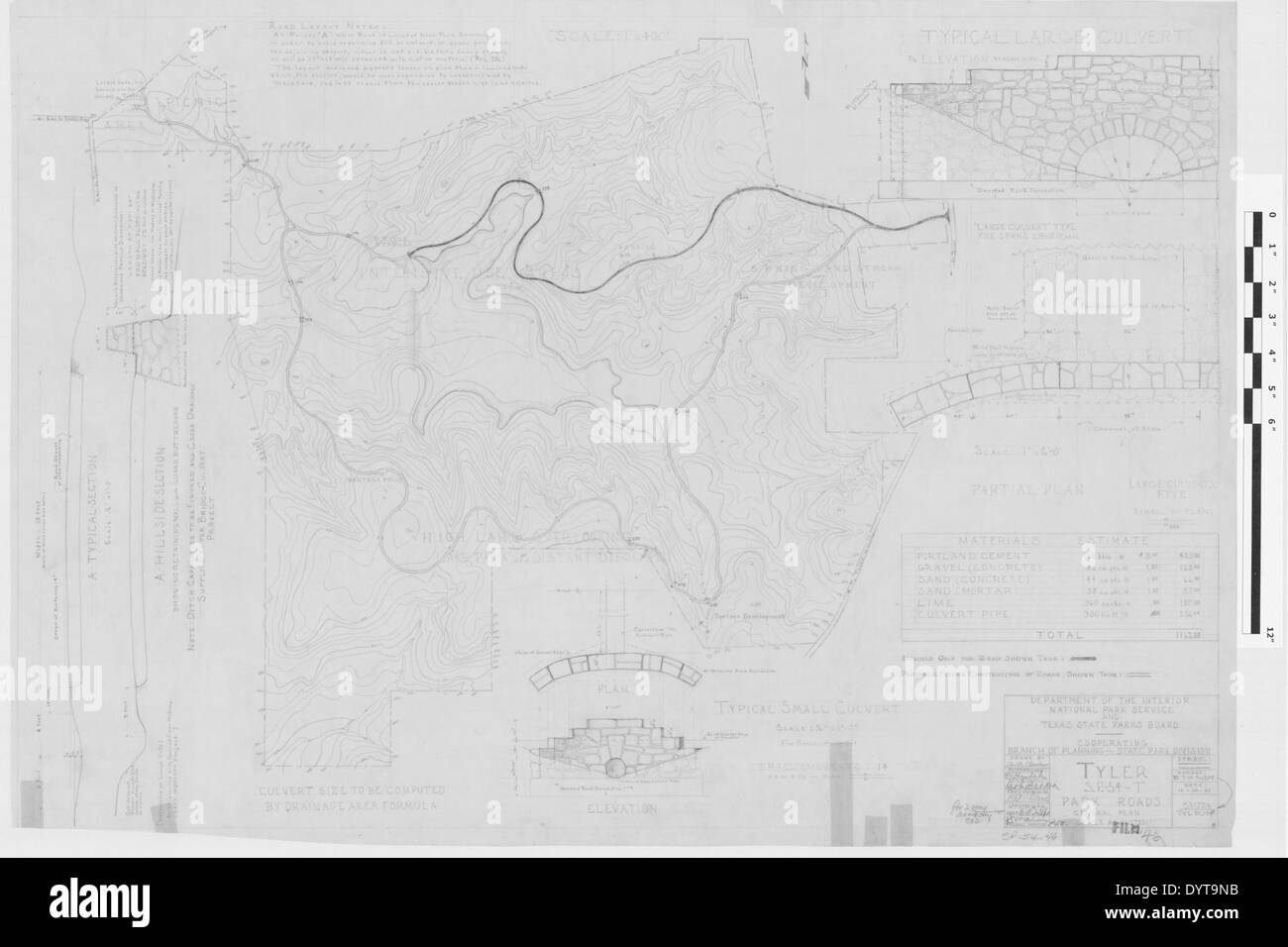 State park map Black and White Stock Photos & Images - Alamy