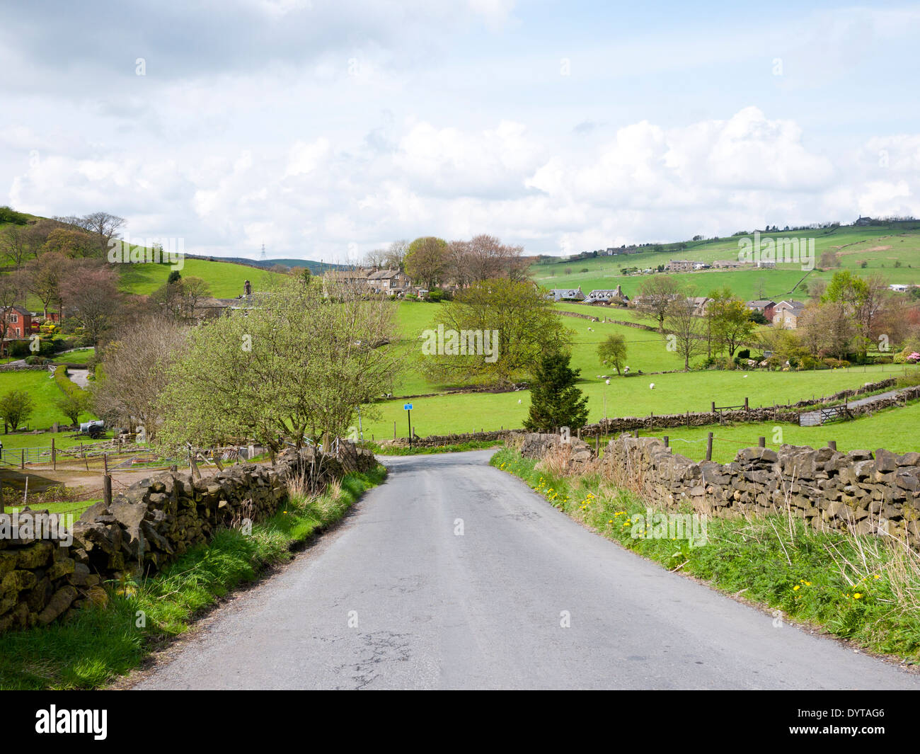 Rolling hills above Delph, Greater Manchester,UK Stock Photo - Alamy