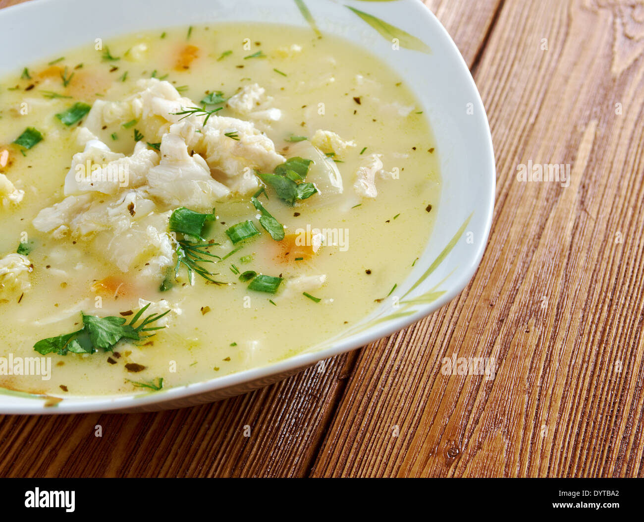 Bourride - traditional fish soup , France Stock Photo - Alamy