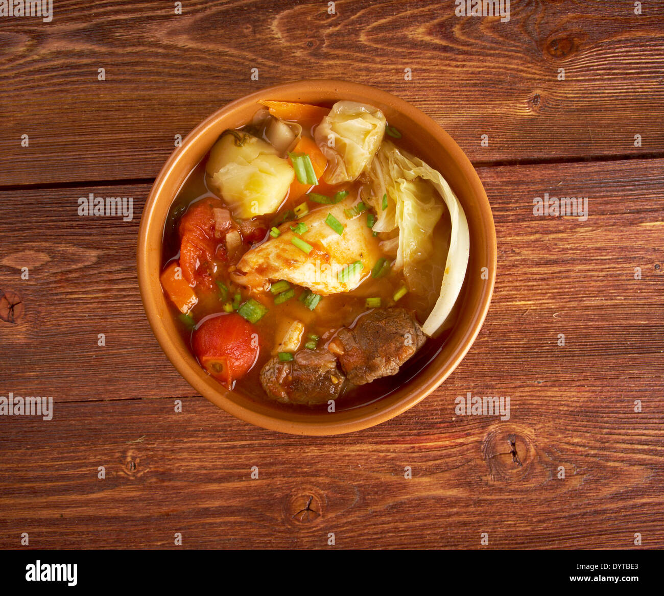 Caldo де Res - Traditional Mexican Beef Soup Stock Photo - Alamy