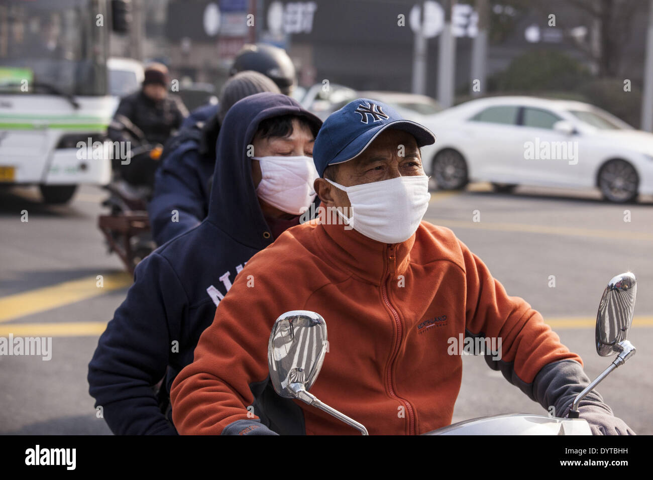 Two motorcylists wear mask on a road hi-res stock photography and ...