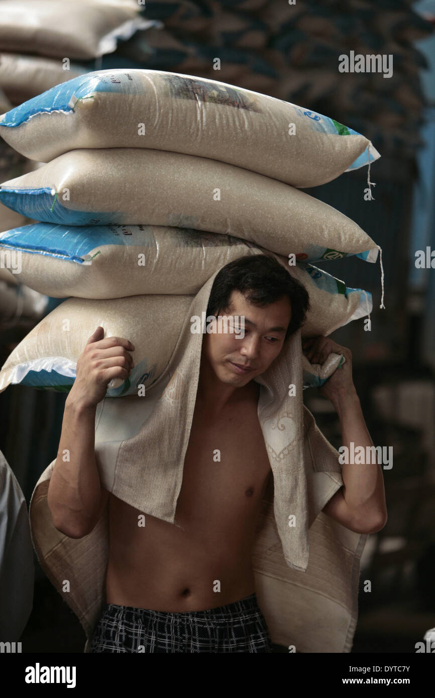 Chinese rice industry Stock Photo - Alamy