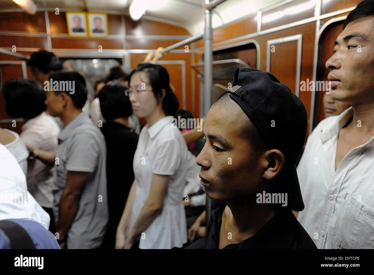 Inside pyongyang metro hi-res stock photography and images - Alamy