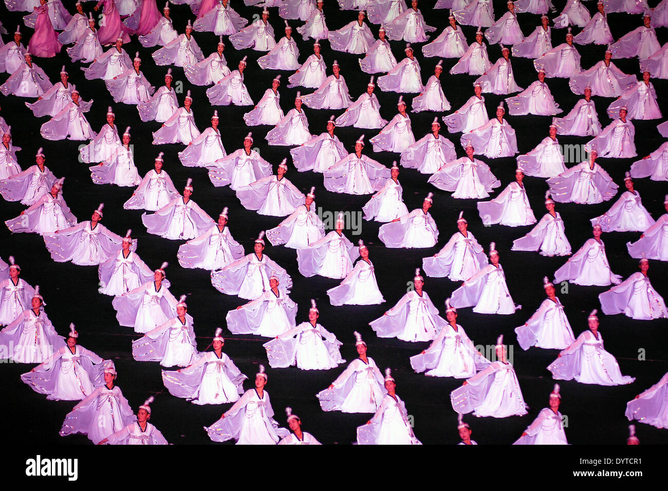 Arirang Mass Games in Pyongyang Stock Photo - Alamy