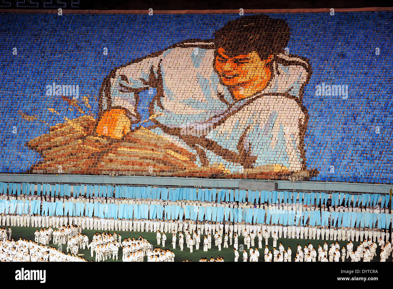 Arirang Mass Games in Pyongyang Stock Photo - Alamy