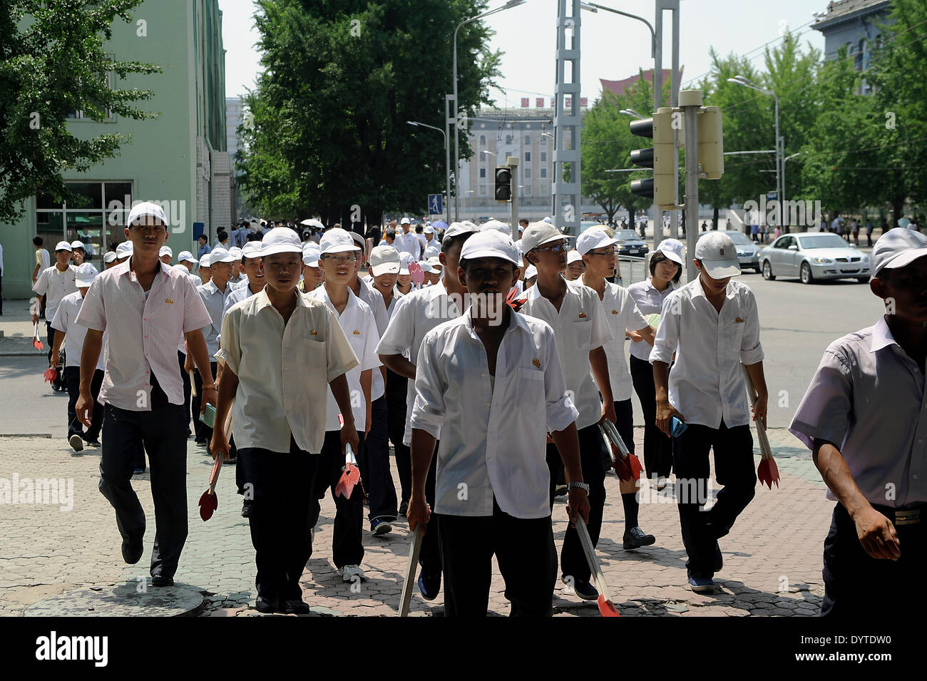 North korean students hi-res stock photography and images - Alamy