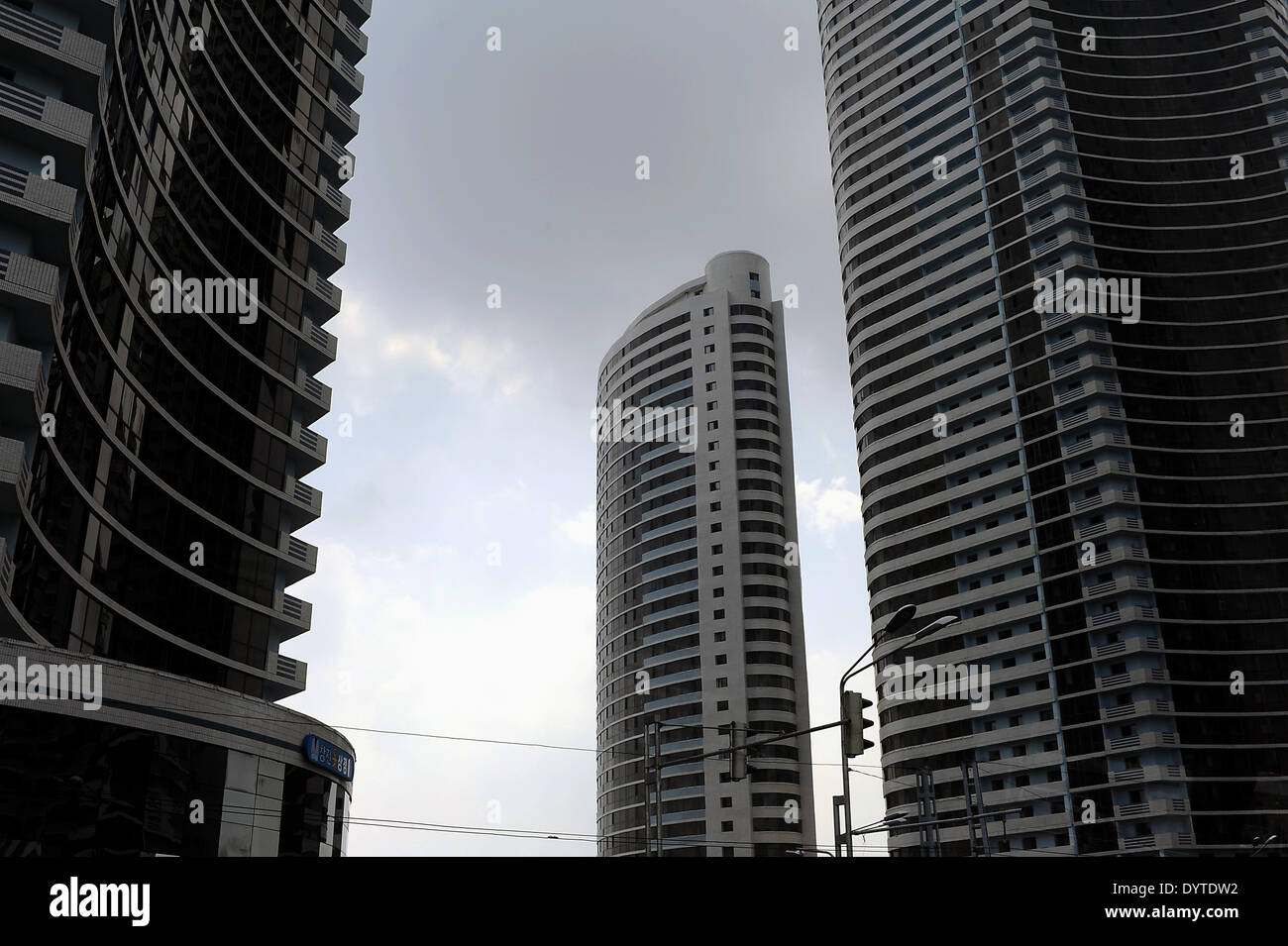 High-rise buildings in Pyongyang Stock Photo - Alamy