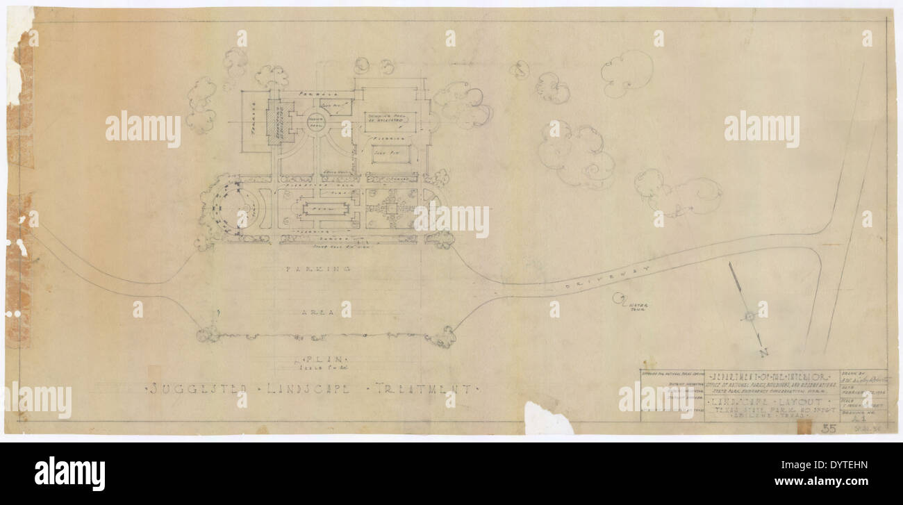 This layout of Abilene State Park in Texas showcases the park’s ...