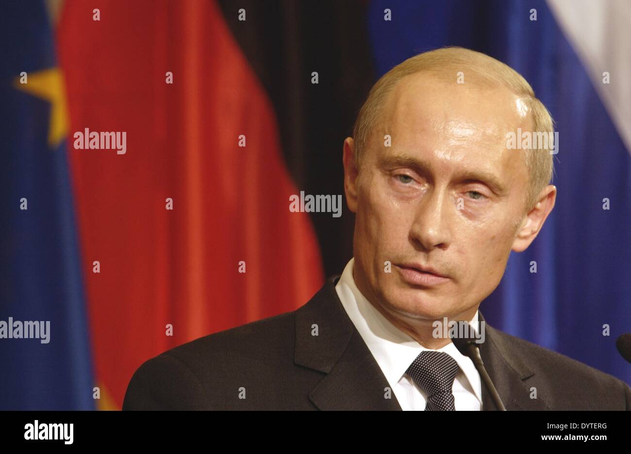 Putin press conference hi-res stock photography and images - Alamy