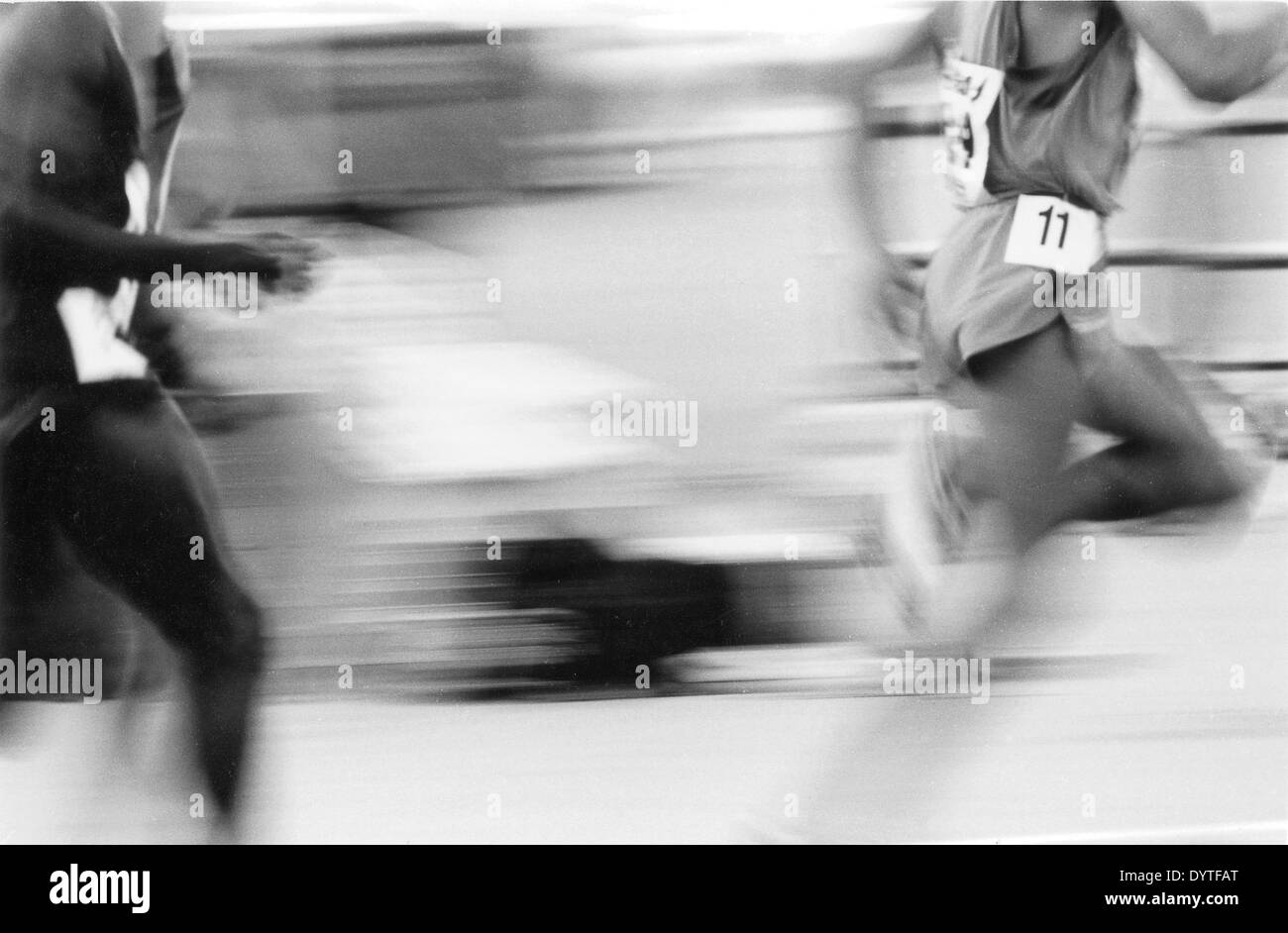 Athletics: 200 metres race Stock Photo - Alamy