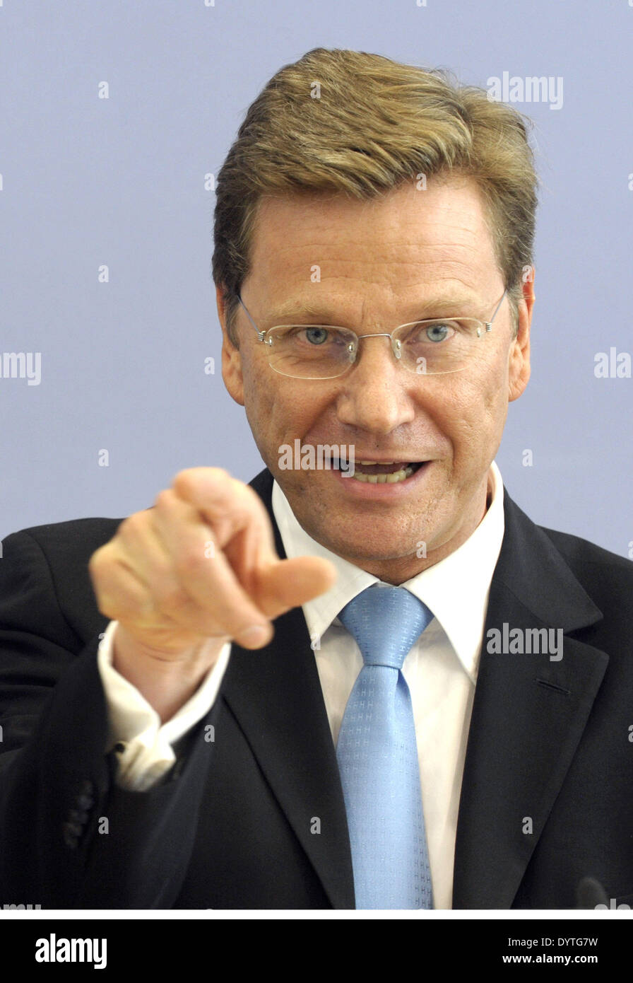 Dr guido westerwelle hi-res stock photography and images - Alamy