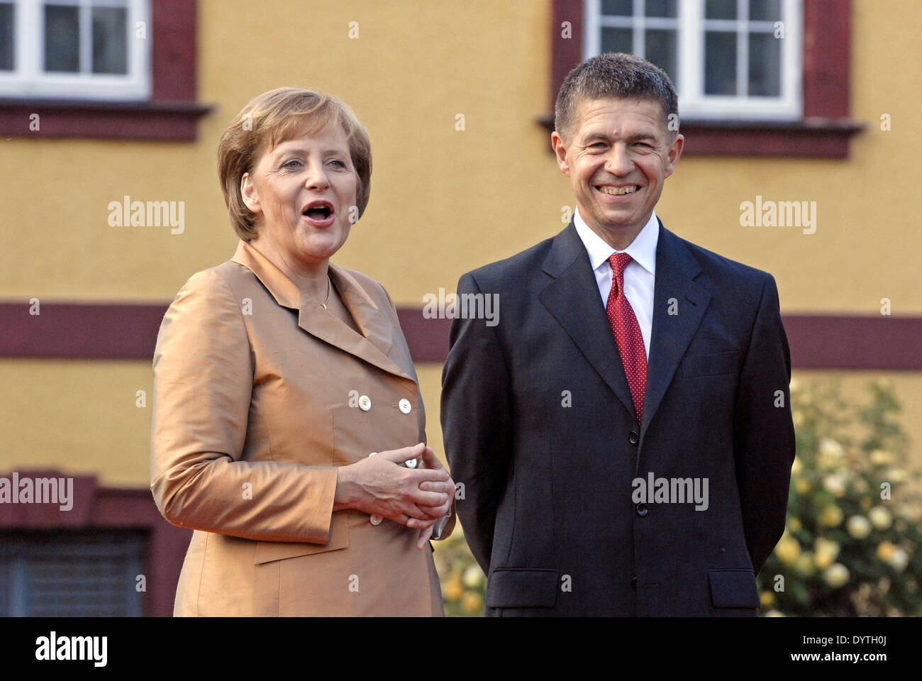 Angela Merkel And Her Husband Joachim Sauer High Resolution Stock ...