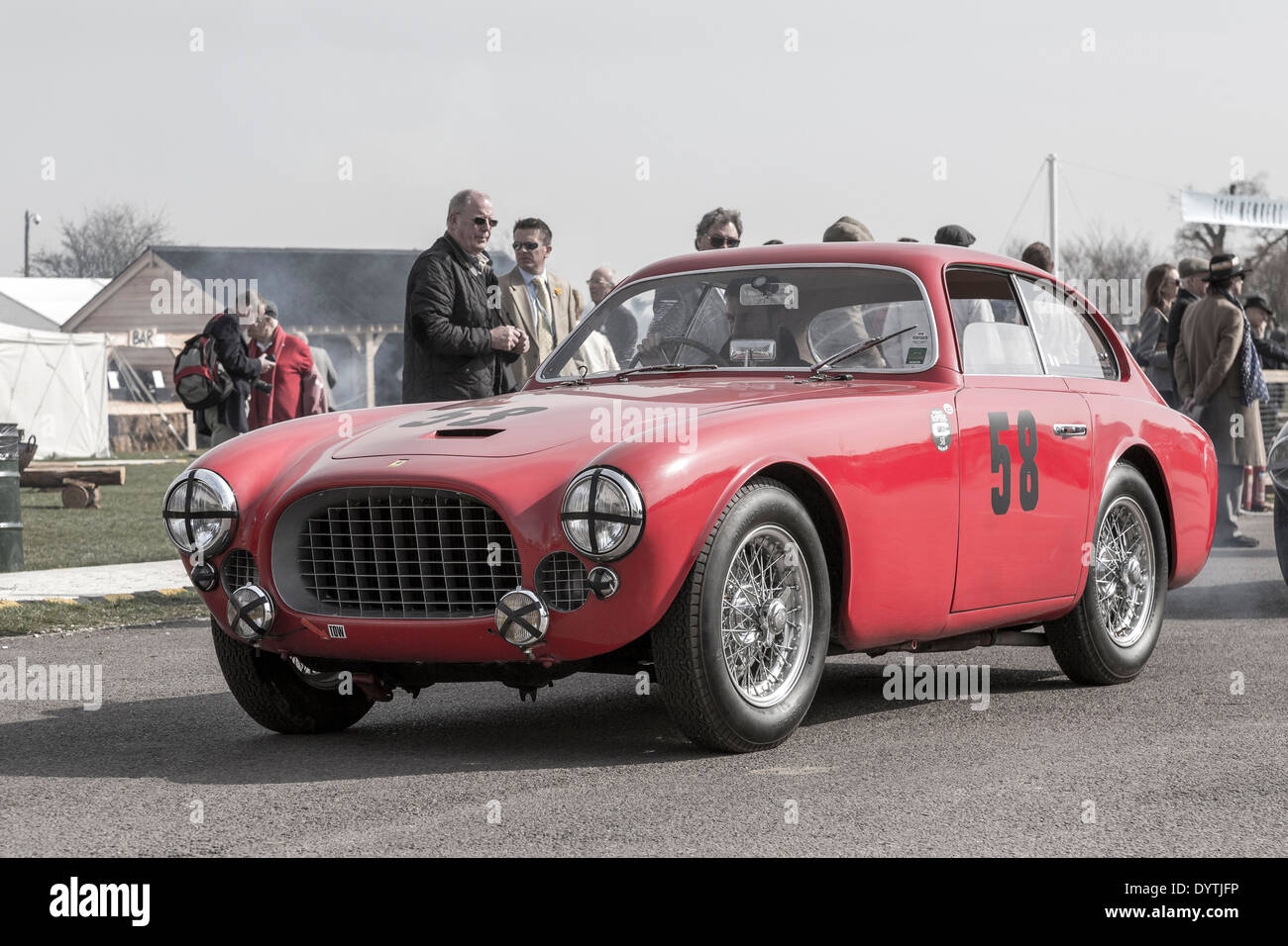1952 Ferrari 225 Export Coupe with driver Najeeb Khan, Tony Gaze Trophy ...