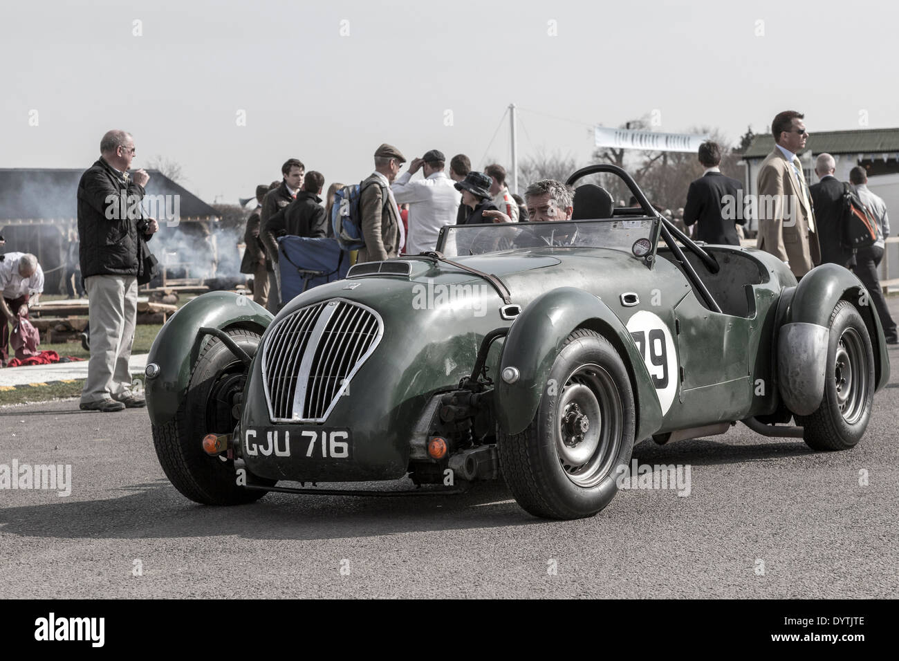1950 Healey Silverstone with driver Grahame Bull, Tony Gaze Trophy ...