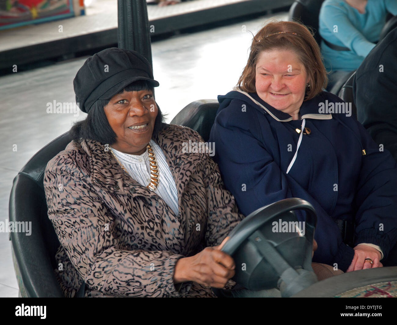 Dodgem steering wheel hi-res stock photography and images - Alamy