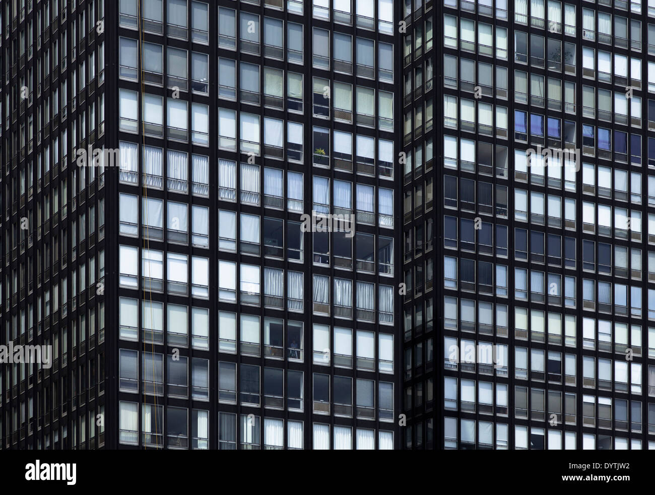 Detail of exterior of IBM building by Ludwig Mies van der Rohe, Chicago ...