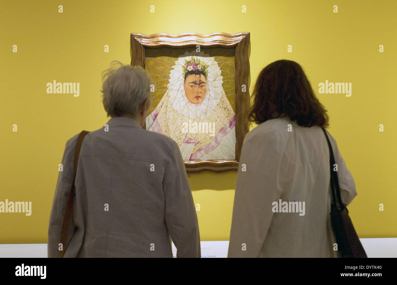 Frida kahlo self portrait as a tehuana hi-res stock photography and ...