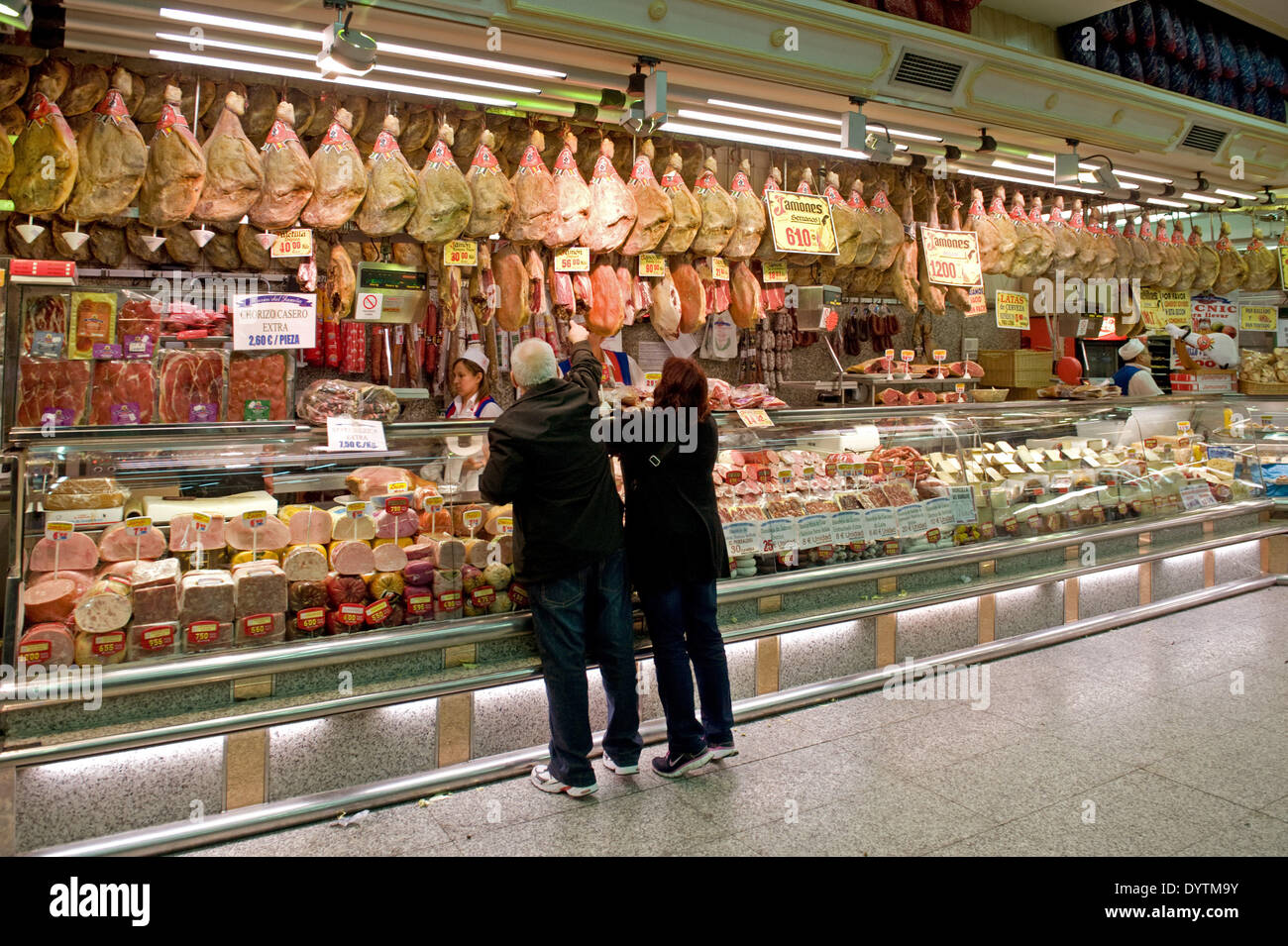 Restaurant Museo Del Jamon A Madrid High Resolution Stock Photography ...