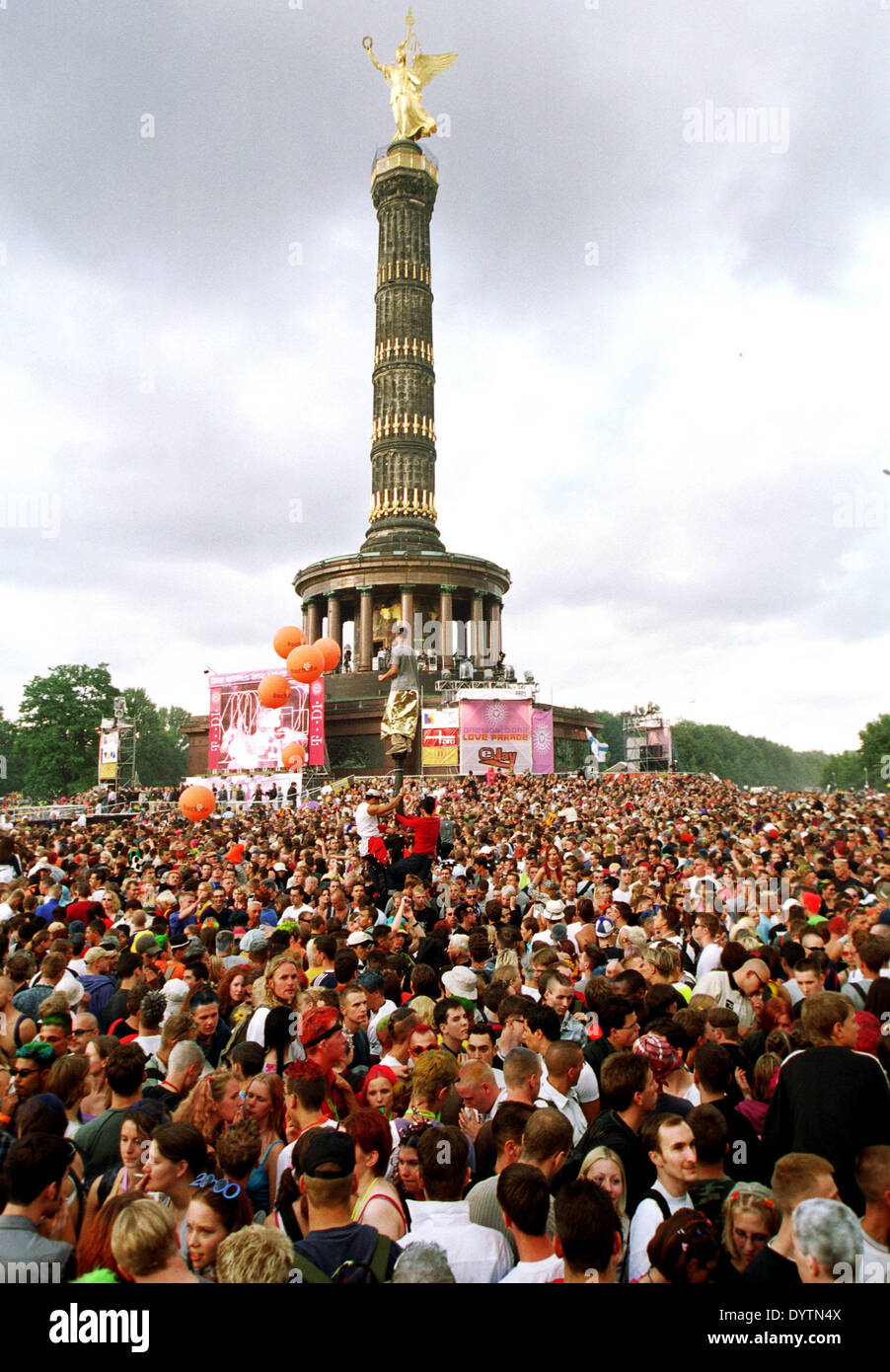 Berlin Germany Crowd Love Parade High Resolution Stock Photography and ...