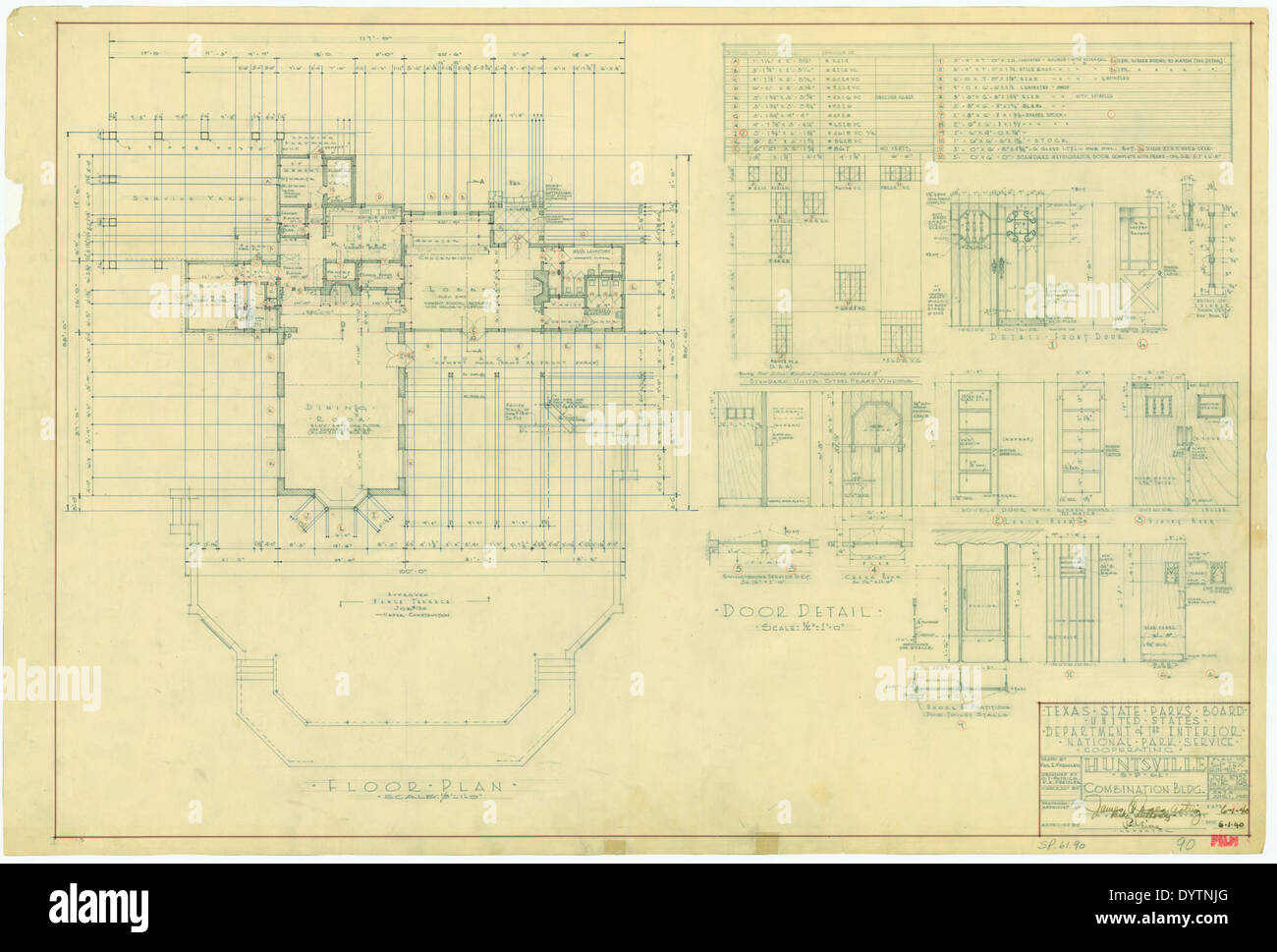 The Combination Building at Huntsville State Park, built by the ...