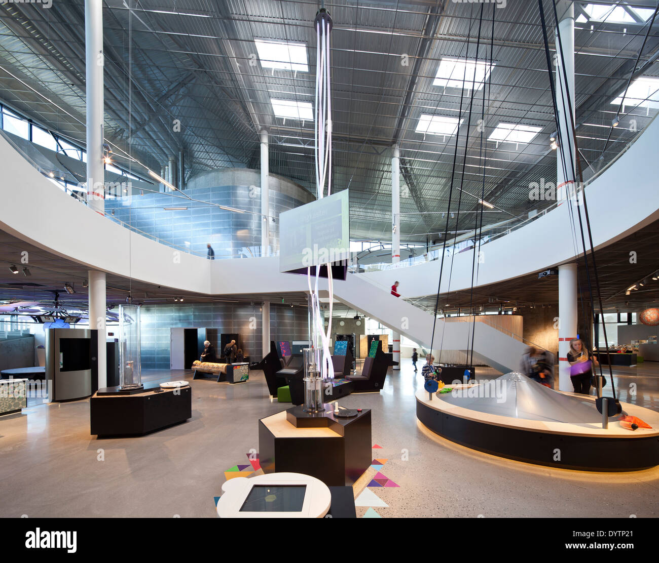 Exhibition people technology interiors hi-res stock photography and ...