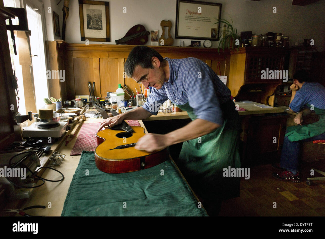 Traditional Guitar Maker High Resolution Stock Photography and Images ...