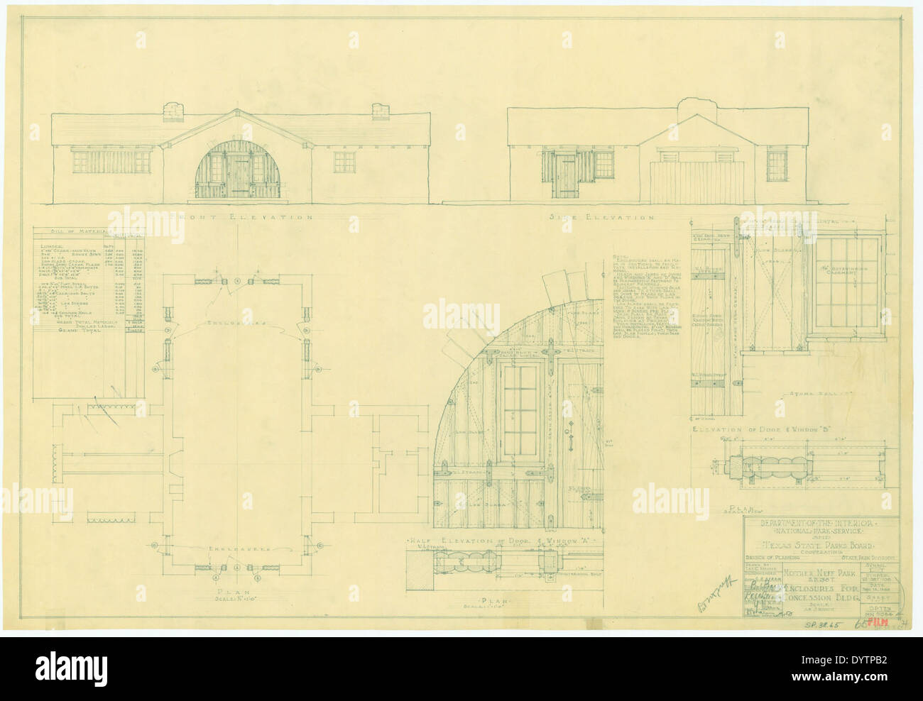 This image shows the Civilian Conservation Corps (CCC) enclosures built ...