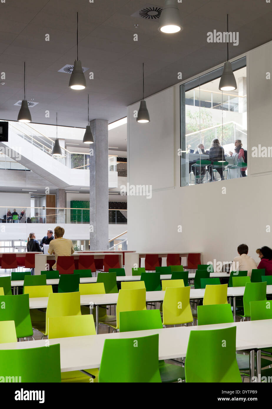 Interior of VIA University College, Aarhus Campus, Denmark Stock Photo ...