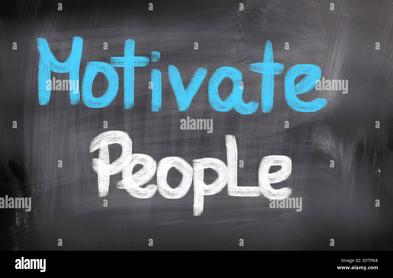 Motivate People Concept Stock Photo - Alamy