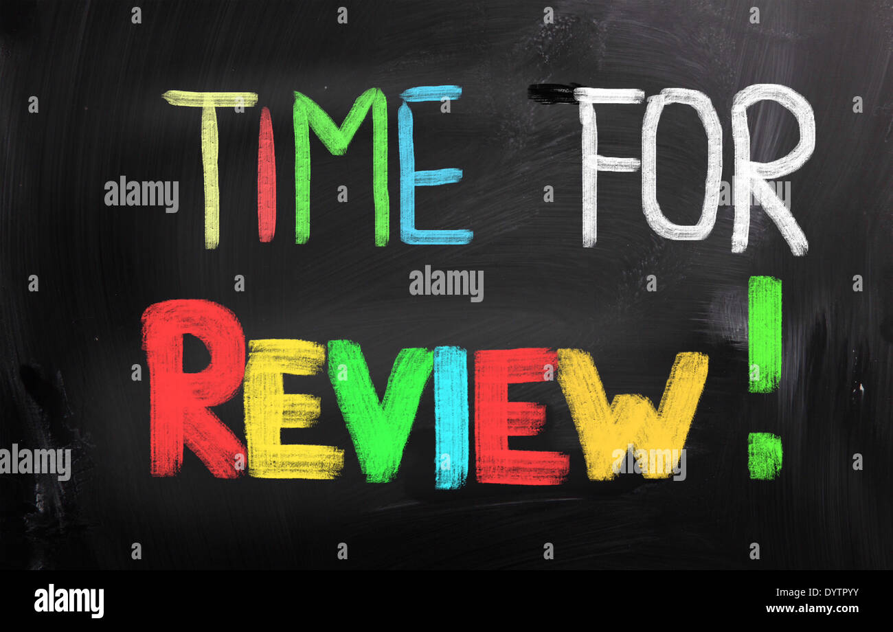Time For Review Concept Stock Photo - Alamy