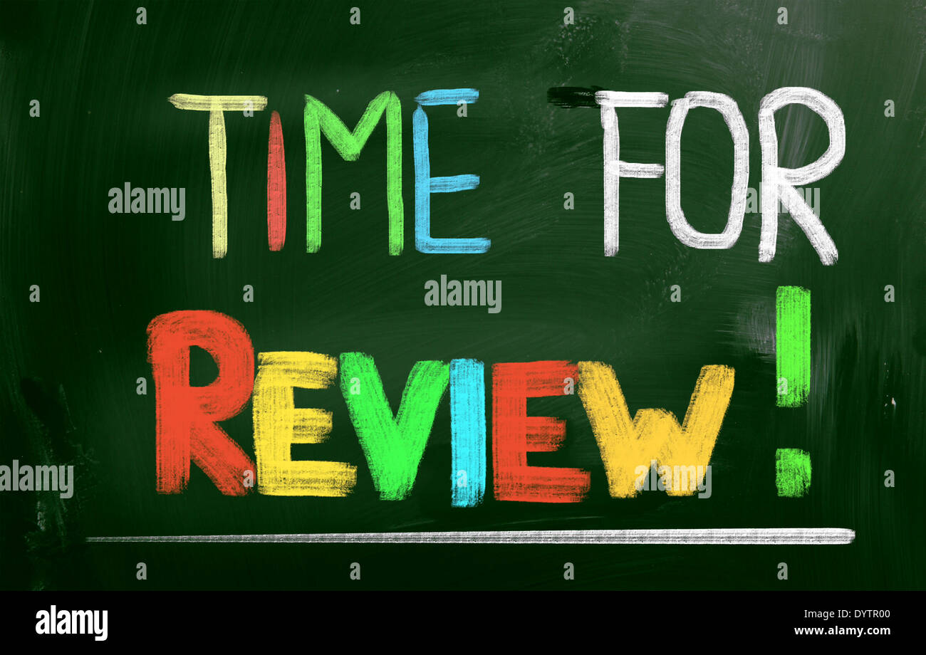 Time For Review Concept Stock Photo - Alamy