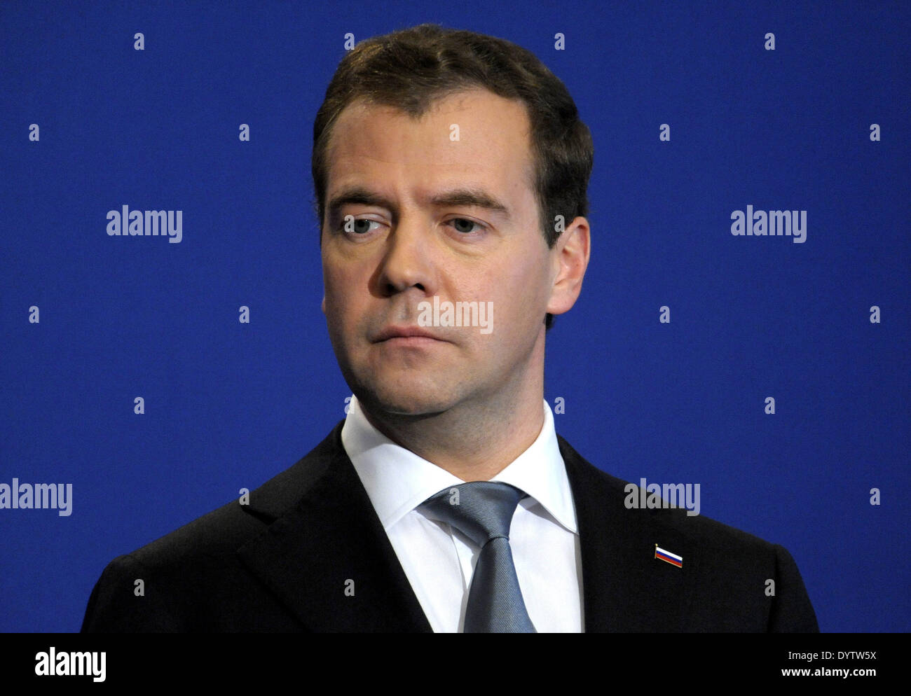 President medvedev hi-res stock photography and images - Alamy