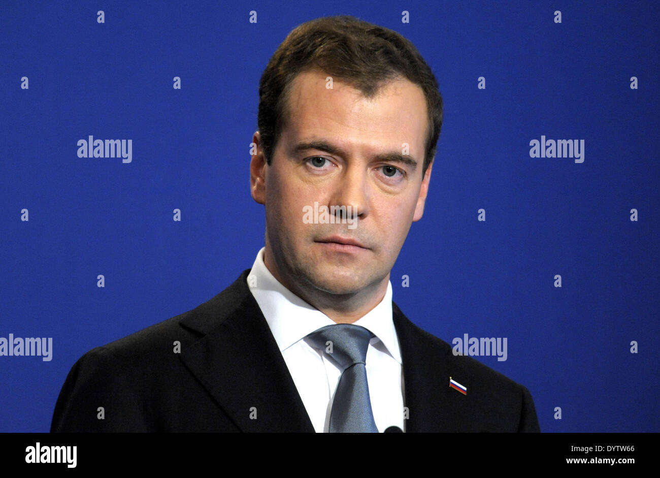President medvedev hi-res stock photography and images - Alamy