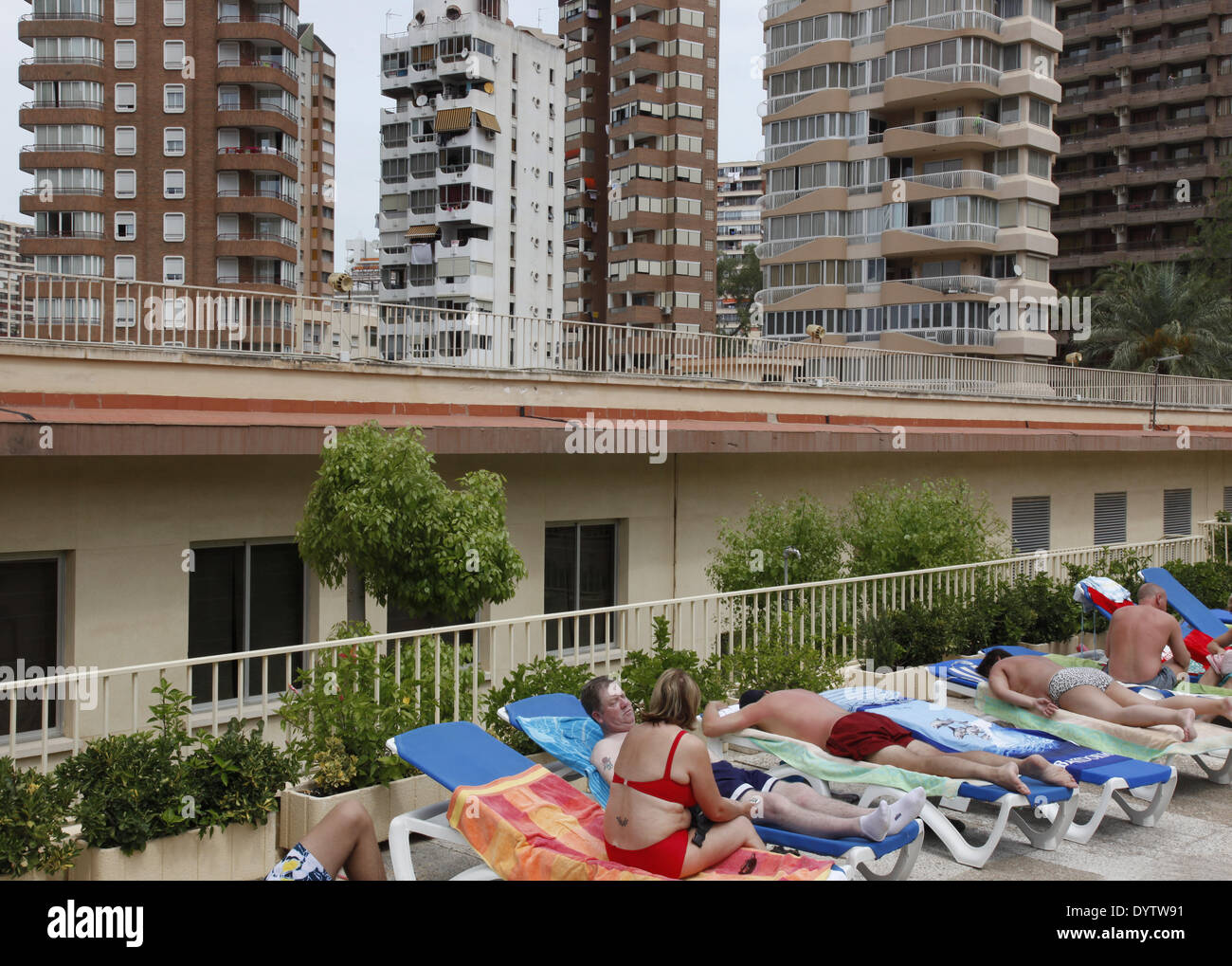 Benidorm hotel pool hi-res stock photography and images - Alamy