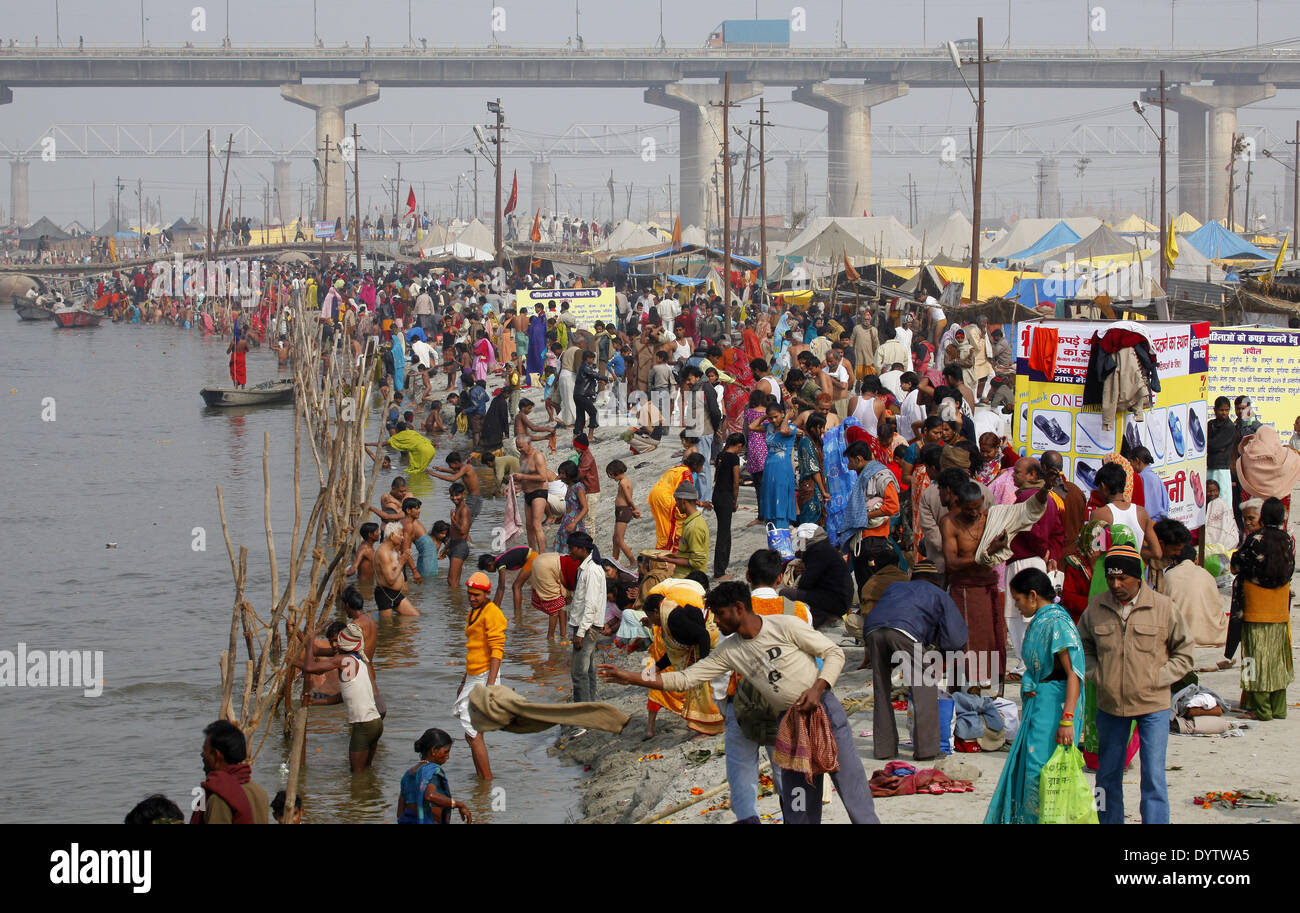 The Magh Mela Stock Photo - Alamy