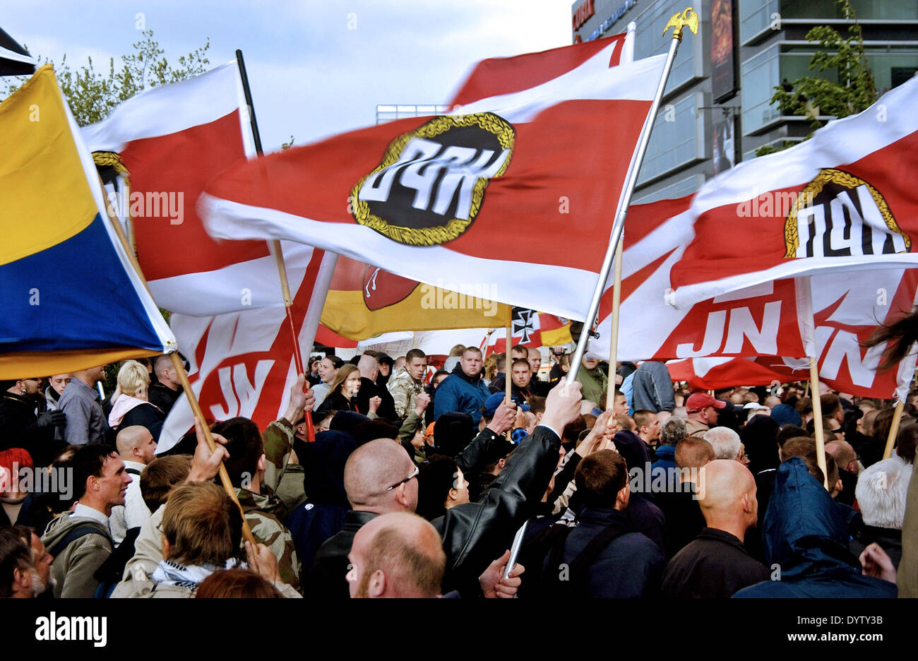 Berlin germany npd demonstration hi-res stock photography and images ...
