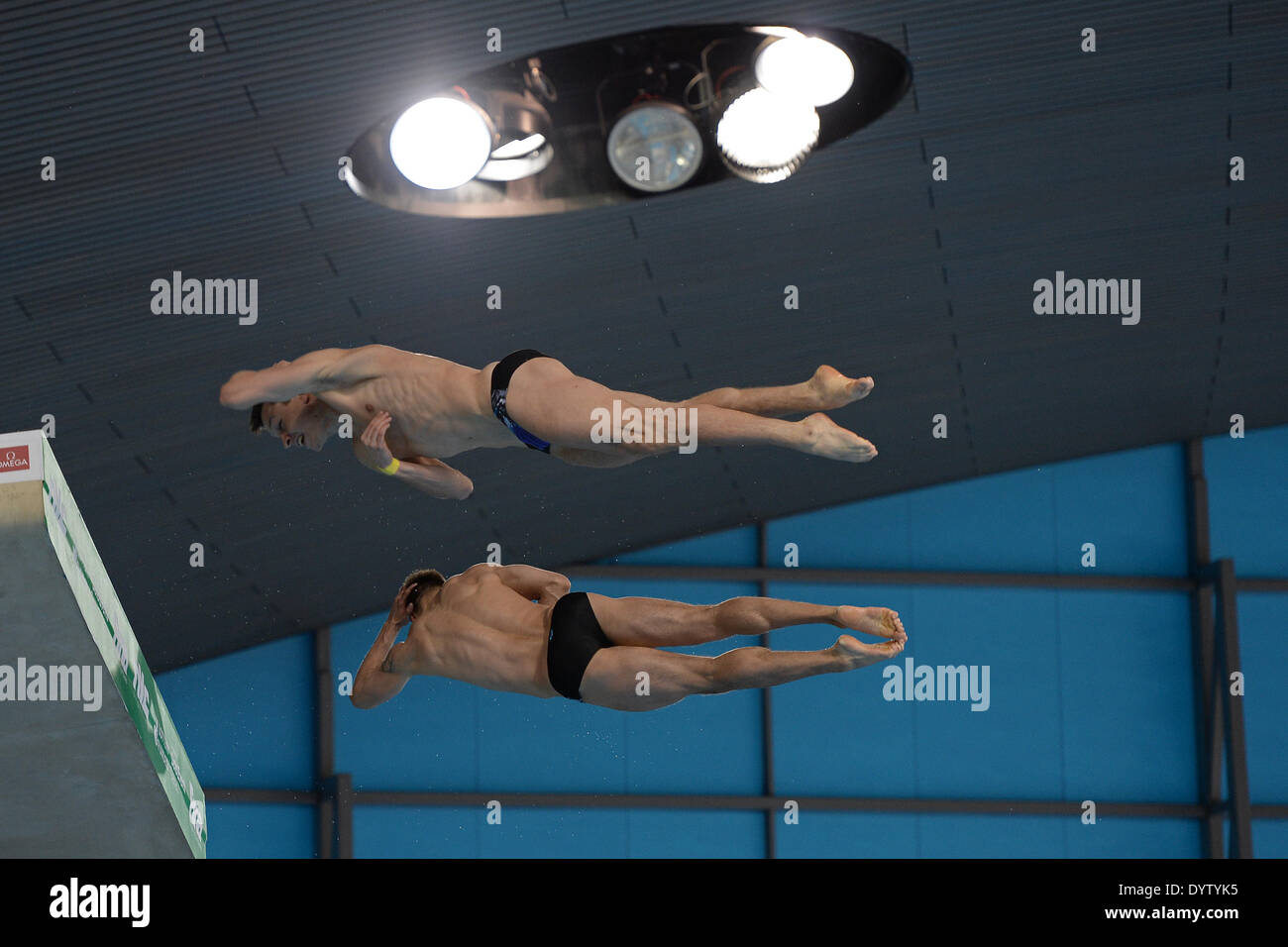 London, Great Britain. 25th Apr, 2014. Stephan Feck and Patrick ...