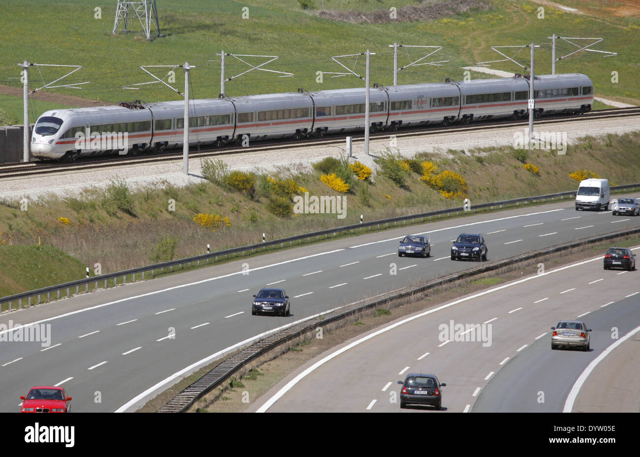 An ICE High Speed Train Stock Photo - Alamy