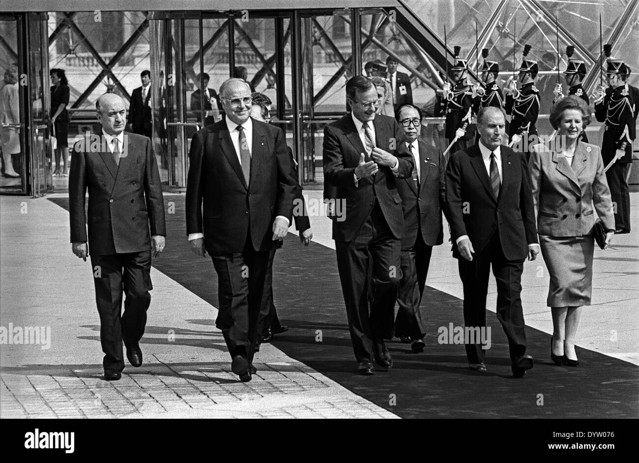 Mitterrand And Thatcher Stock Photos & Mitterrand And Thatcher Stock ...