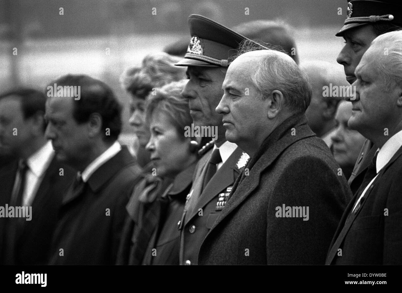 Soviet general secretary mikhail gorbachev Black and White Stock Photos ...