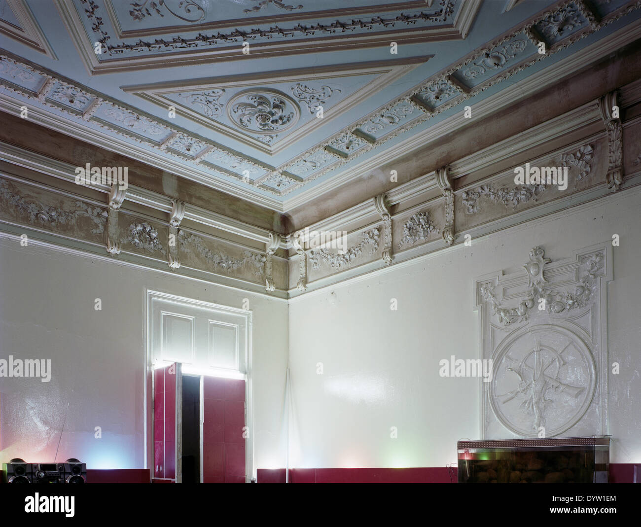 Interior of a 20th century oil-boom-architecture in Baku Stock Photo ...