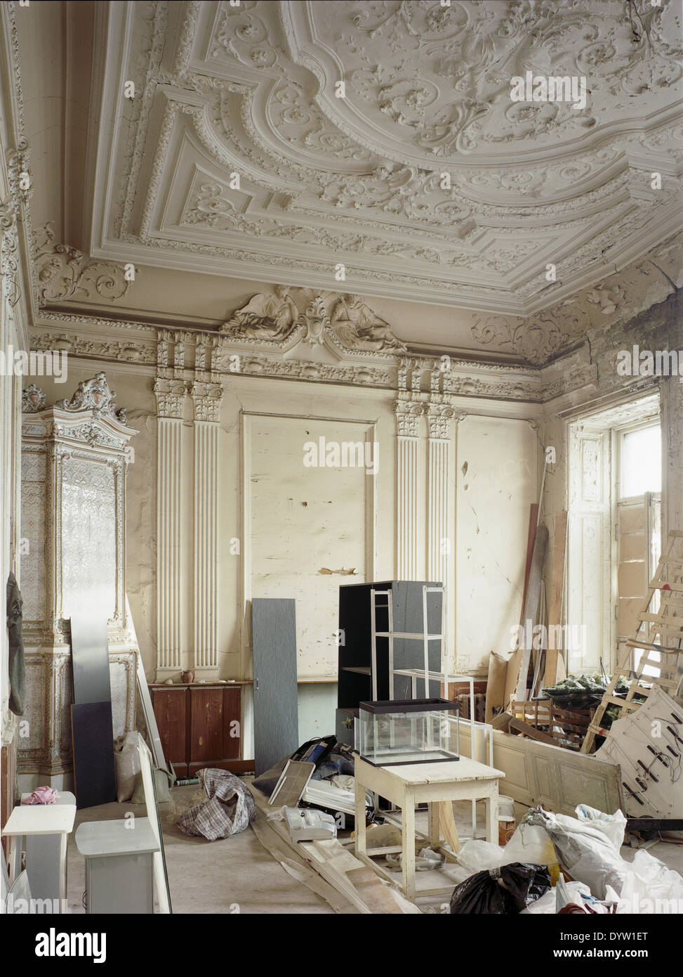 Interior of a 20th century oil-boom-architecture in Baku Stock Photo ...