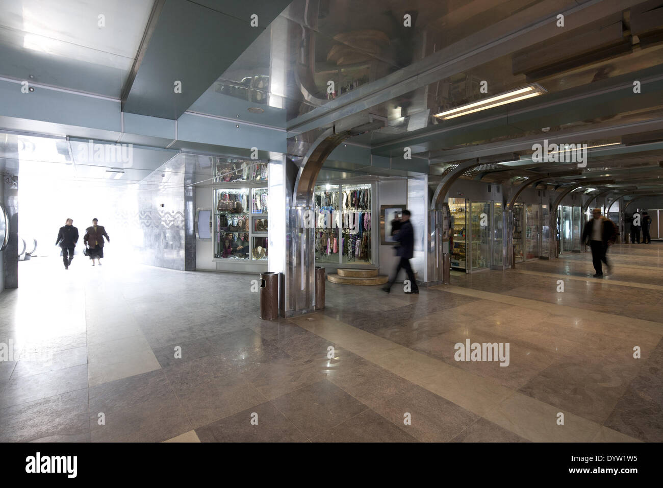 Pedestrian underpass with shops hi-res stock photography and images - Alamy