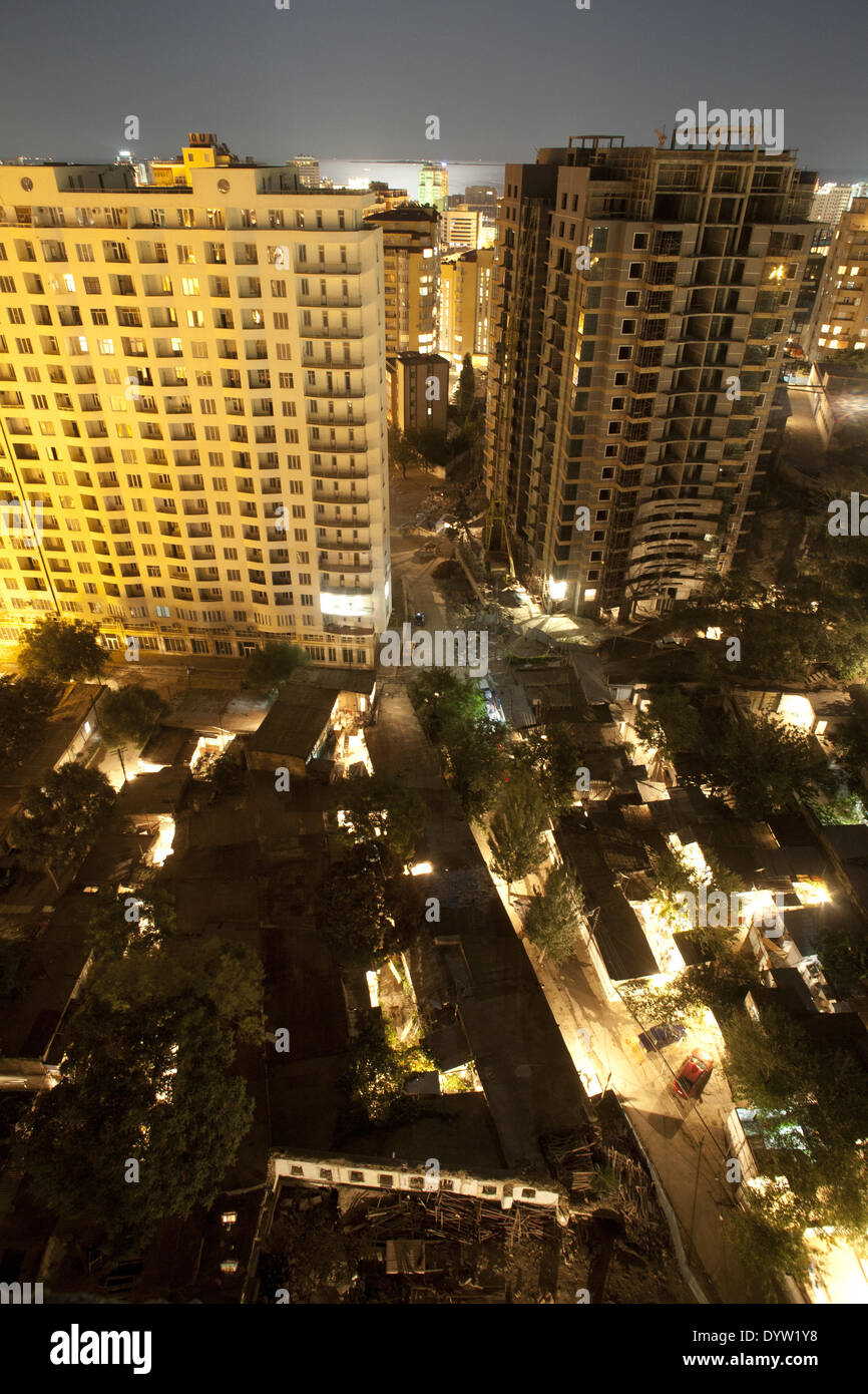 Buildings in baku night hi-res stock photography and images - Alamy