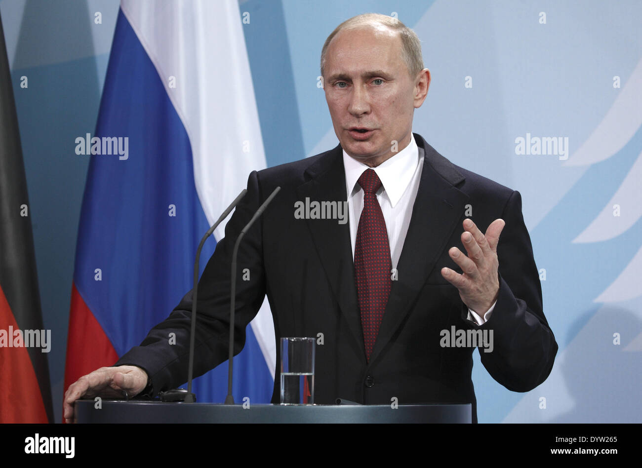 Russian president vladimir putin gestures hi-res stock photography and ...