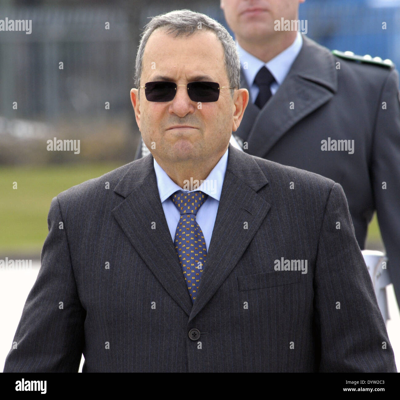 Federal minister of defence and ehud barak hi-res stock photography and ...