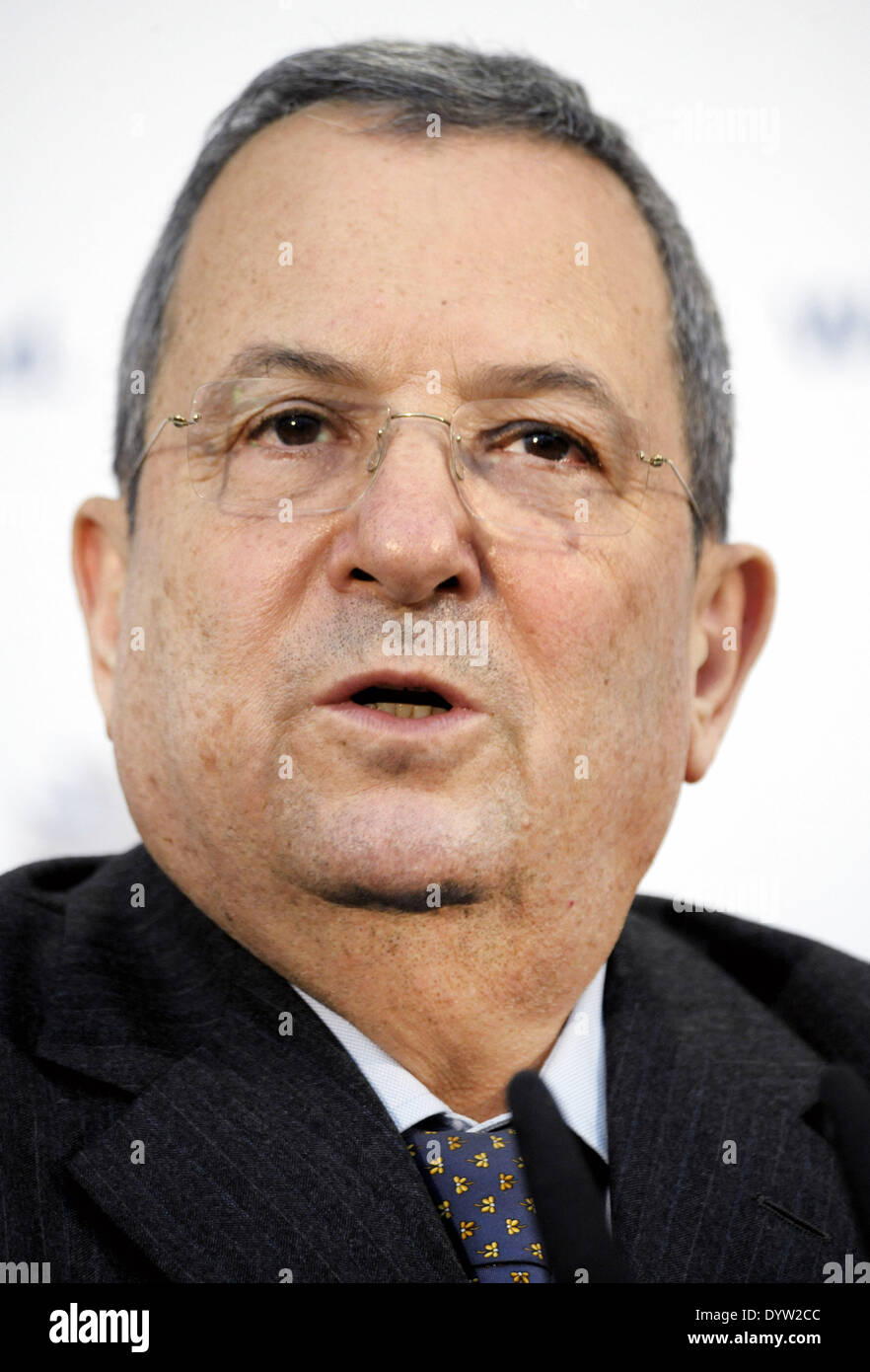 Federal minister of defence and ehud barak hi-res stock photography and ...