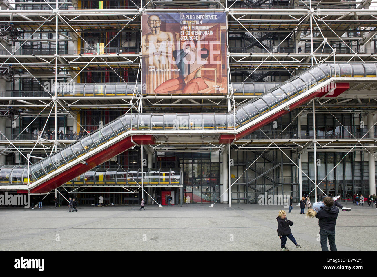 Georges Pompidou Beaubourg District High Resolution Stock Photography ...